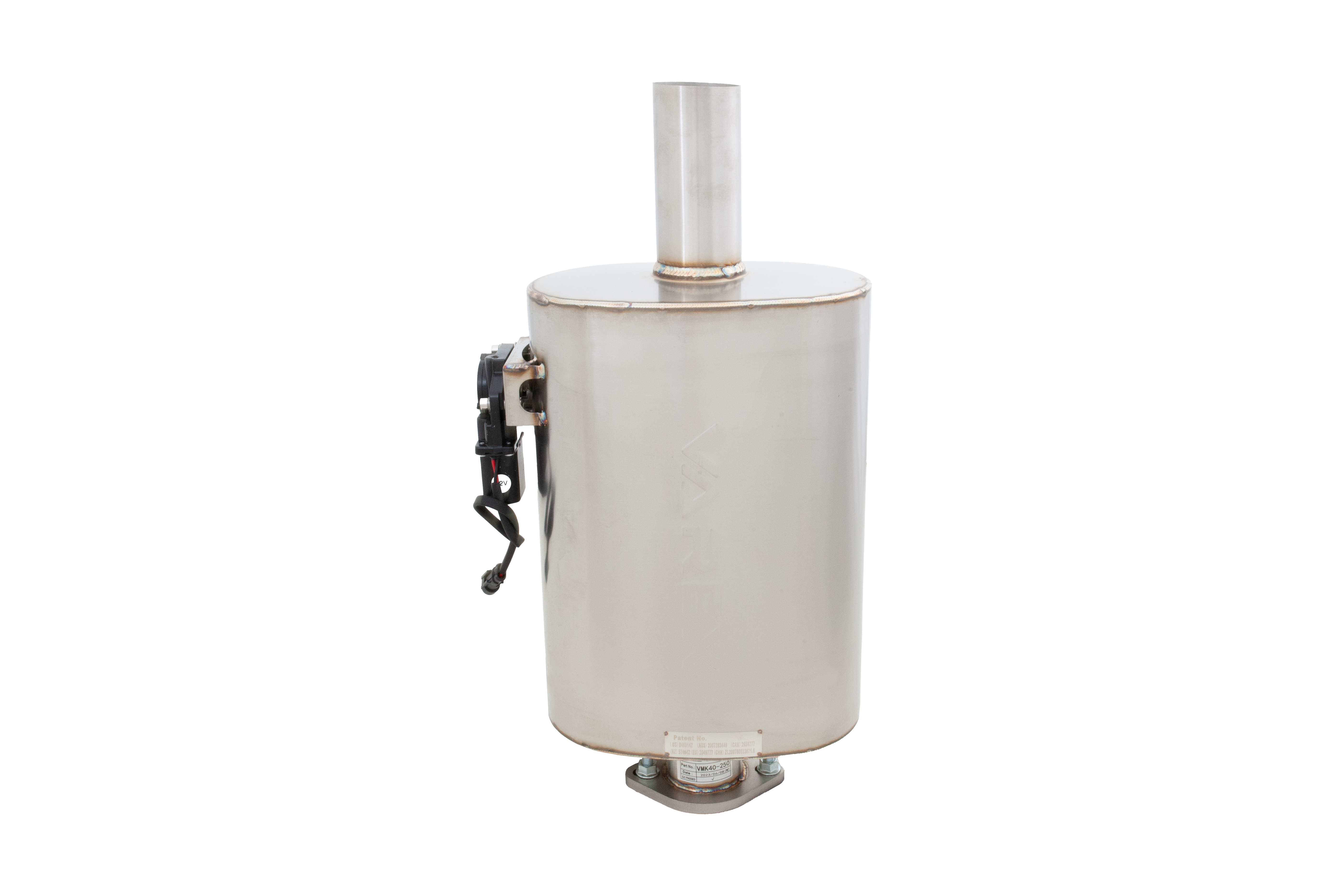 Oval 3Inch Varex Universal Muffler Side Mounted Motor – XFORCE ...